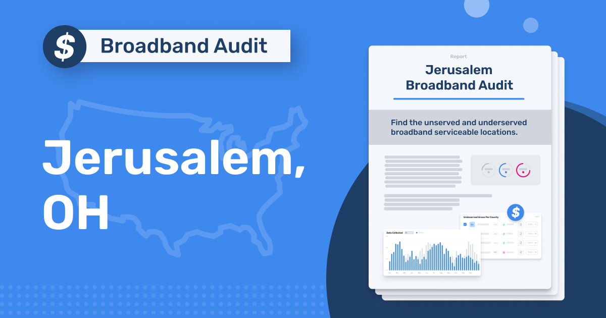 Jerusalem, Ohio Broadband Audit